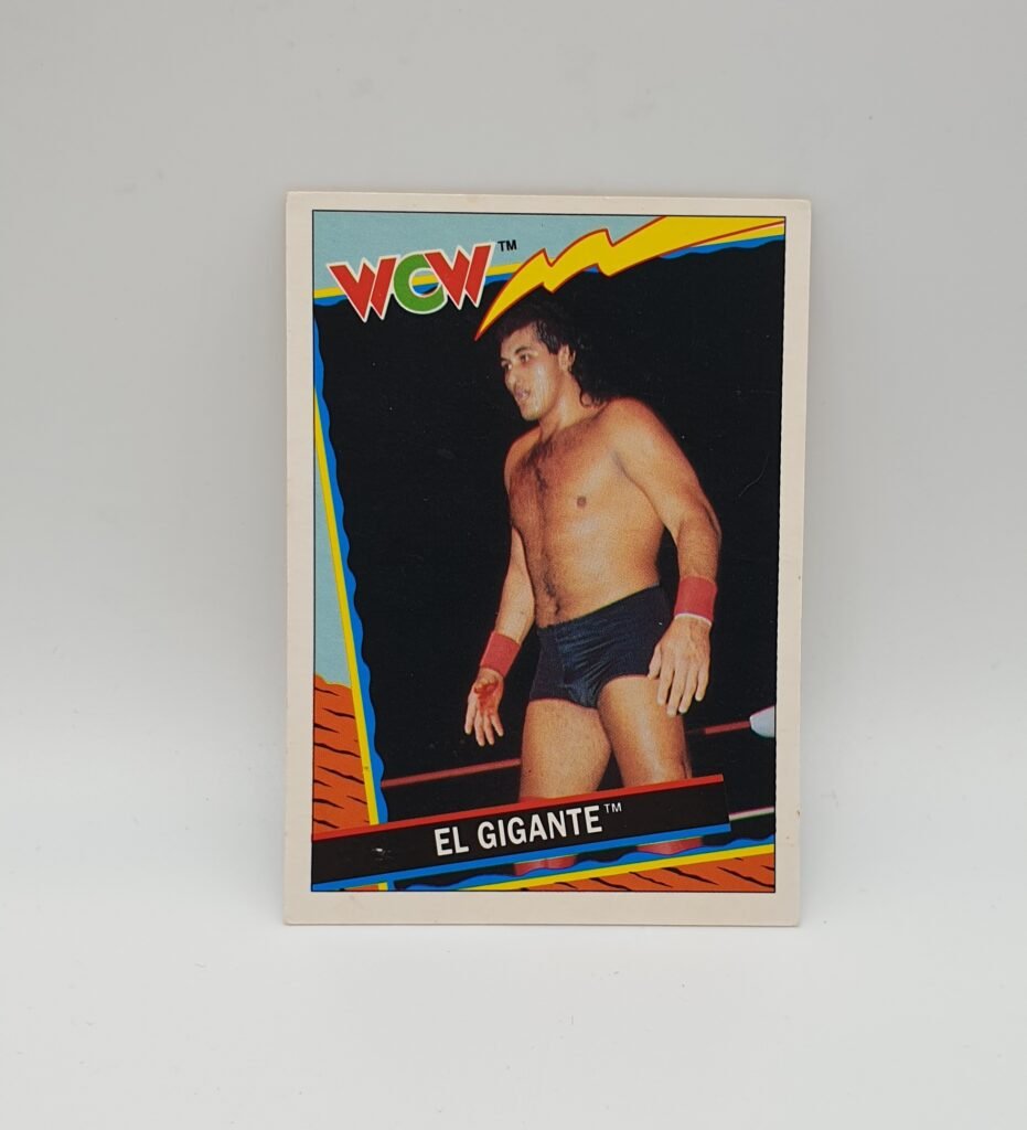 WCW Topps 1992 UK Trading Card #66 El Gigante – Wrestling Megastore UK