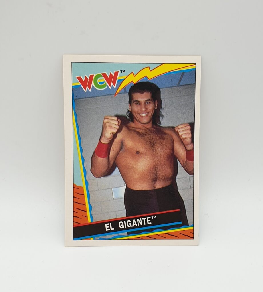 WCW Topps 1992 UK Trading Card #12 El Gigante – Wrestling Megastore UK